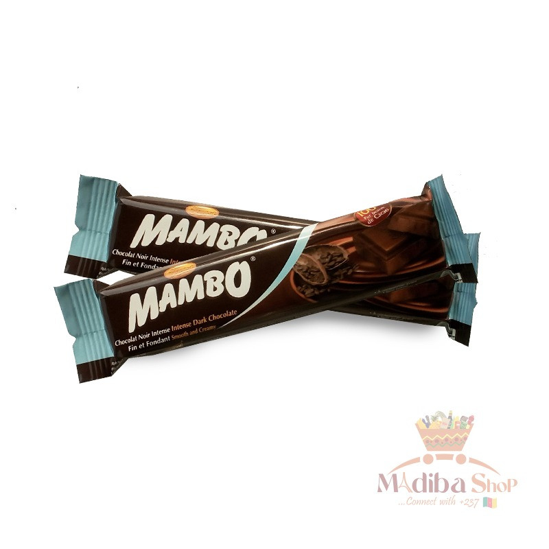 Mambo chocolate 25g (dark chocolate, milk, rice, nougat)